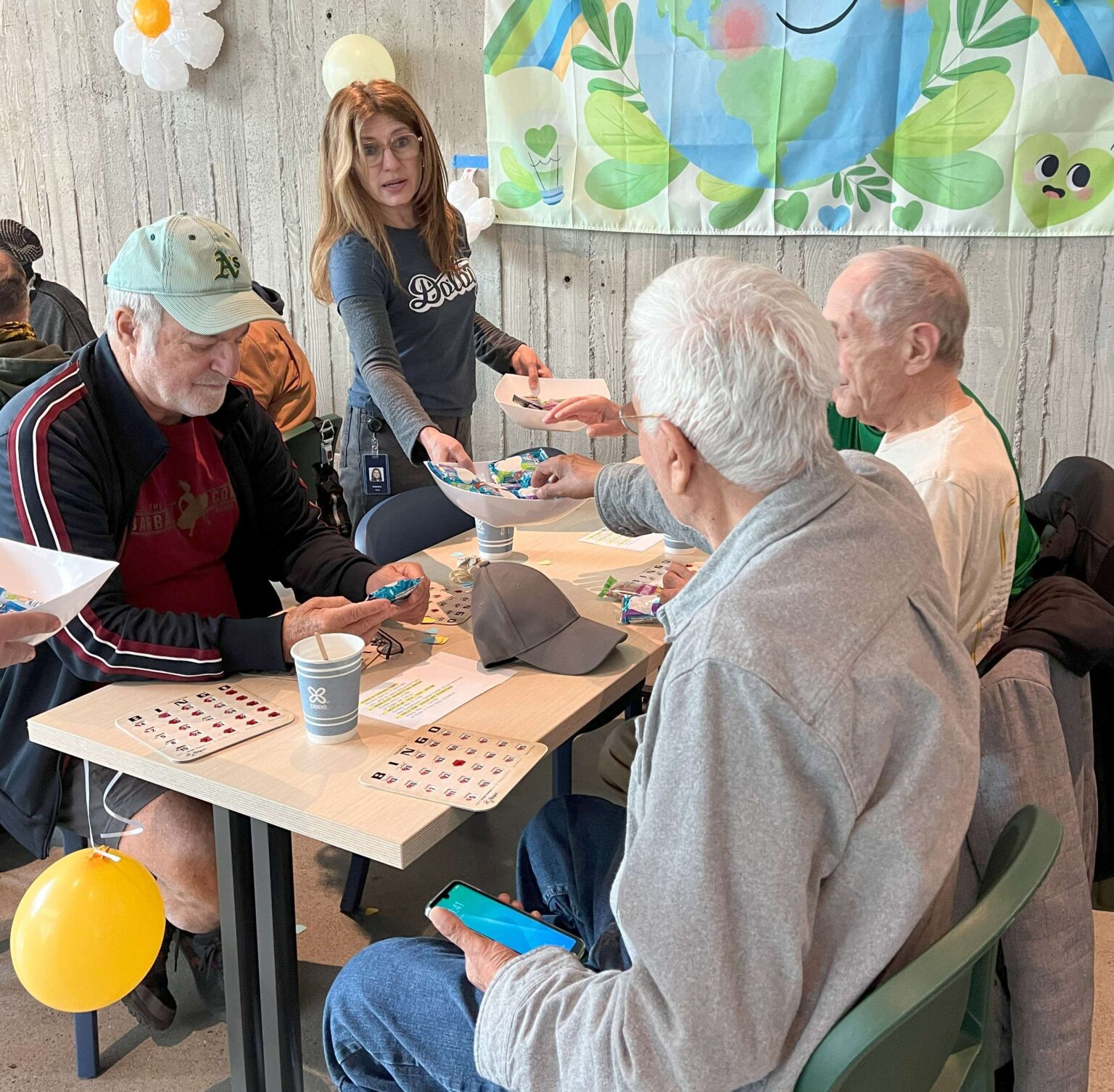 Dolby Volunteers Brings the Fun to Bingo! - Curry Senior Center